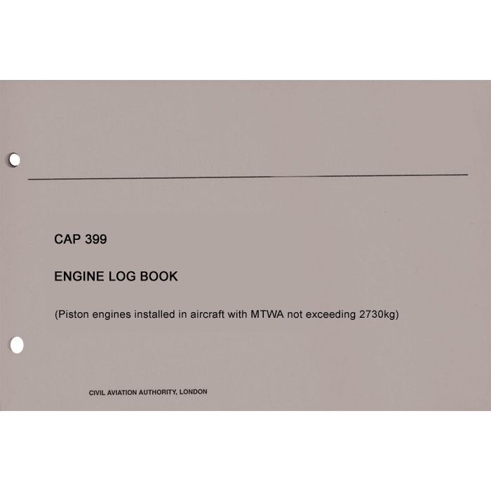 CAA CAP 399 Engine Log Book