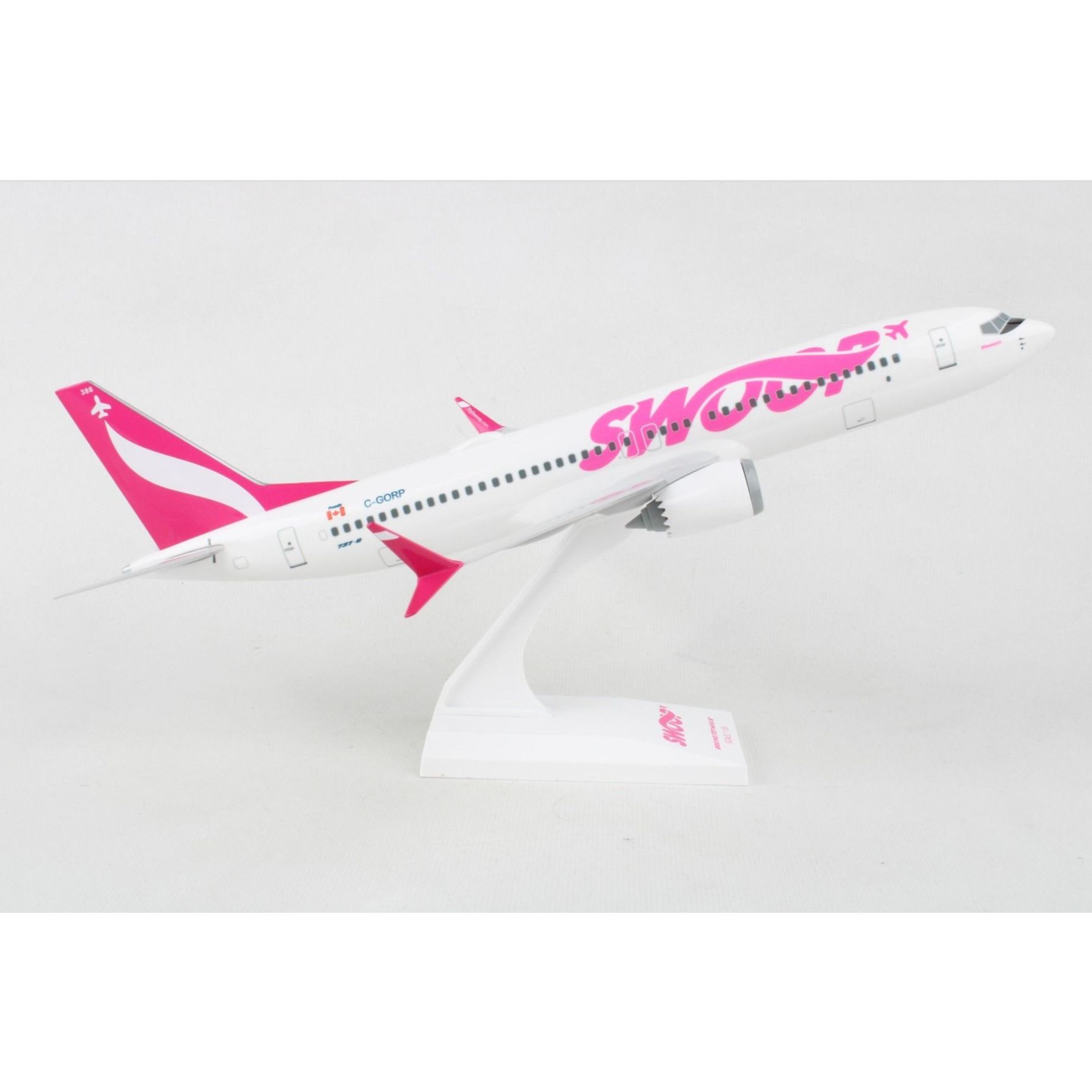 Skymarks Swoop Boeing 737 Max-8 Plastic Model- Scale 1:130