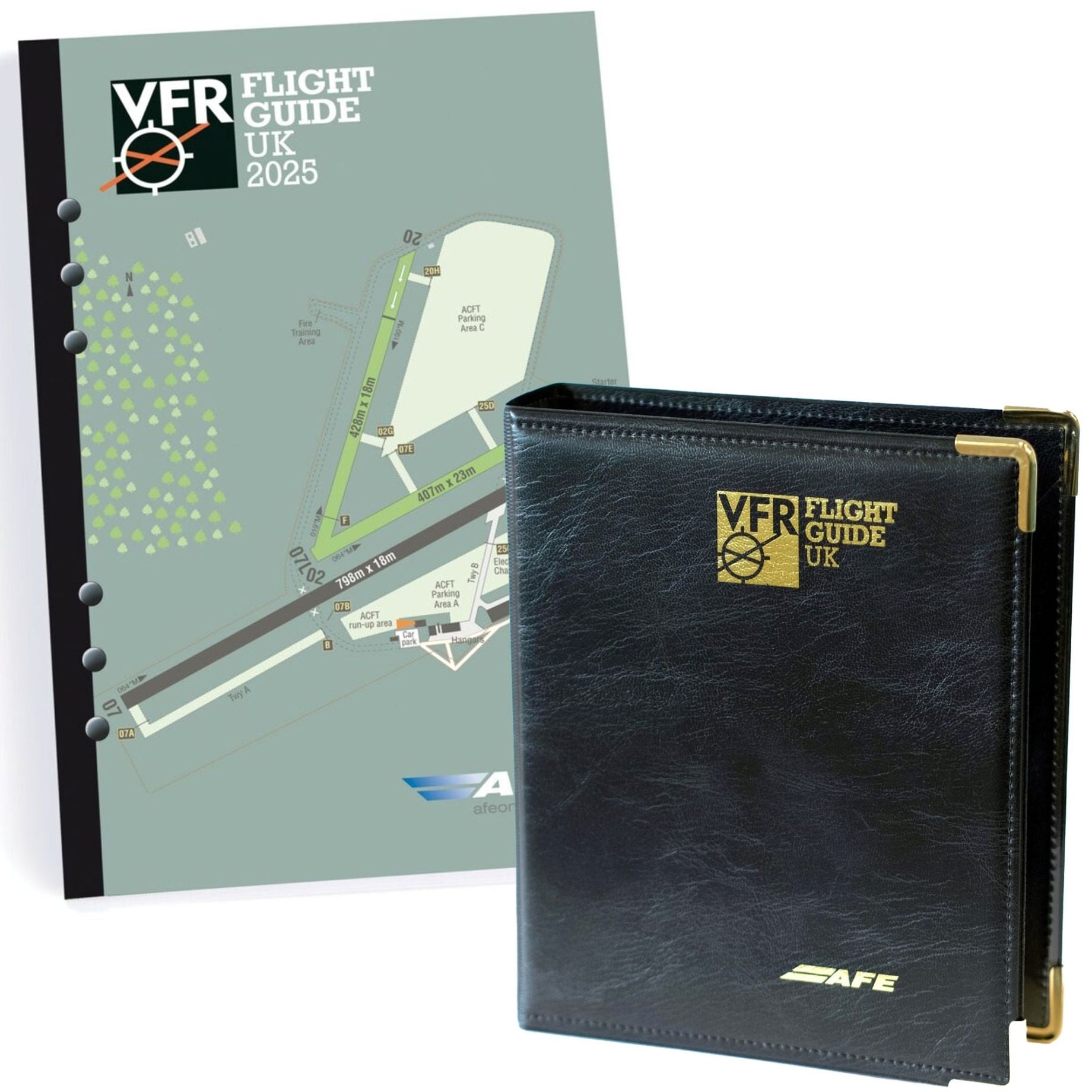 AFE 2025 UK VFR Flight Guide. Type: Loose Leaf with AFE Binder