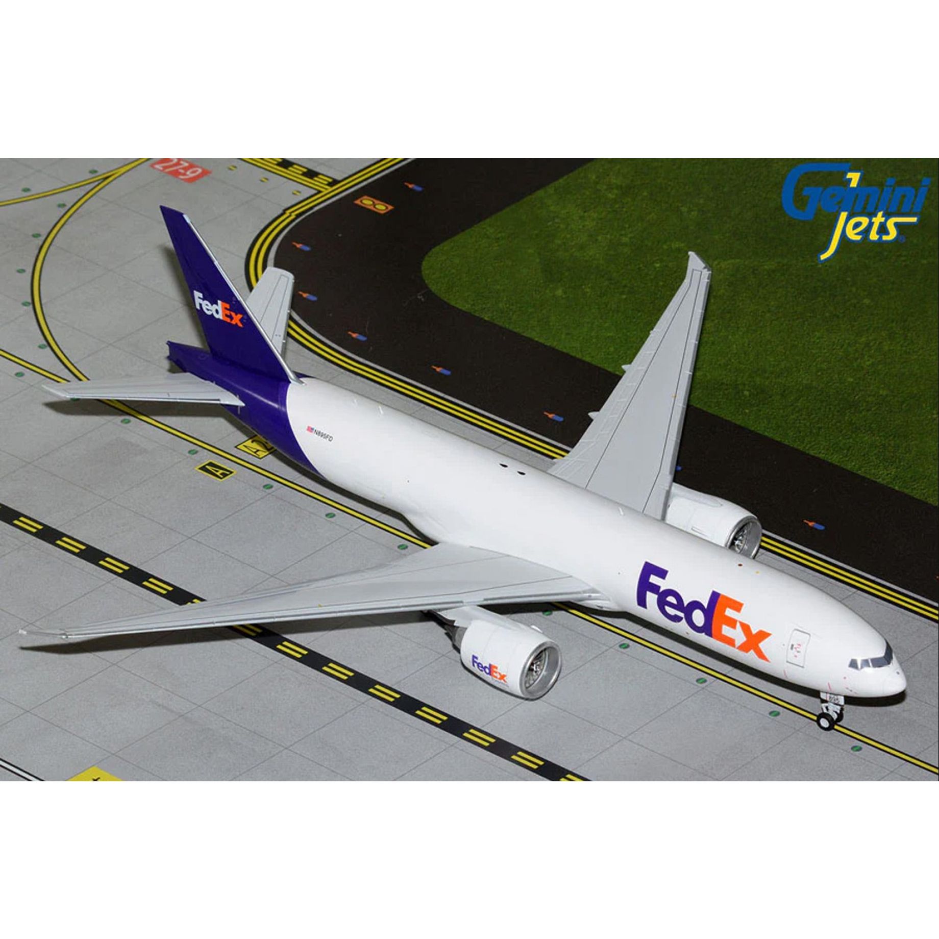 Gemini Jets Fed-Ex B777-200LRF - Revised Livery Diecast - N895FD - 1 ...