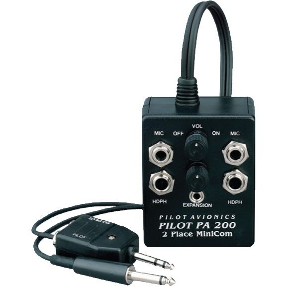 Pilot PA200 Intercom for Aircraft Radios