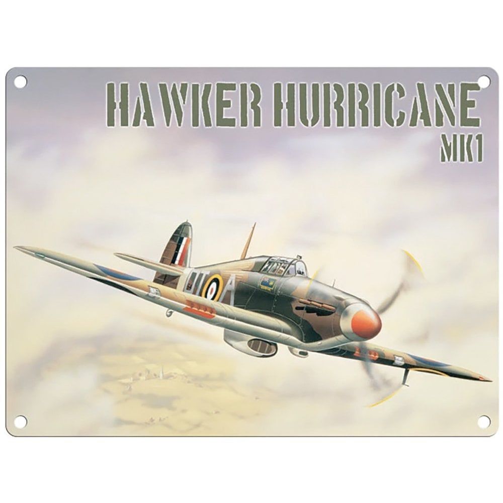 Hawker Hurricane Metal Sign