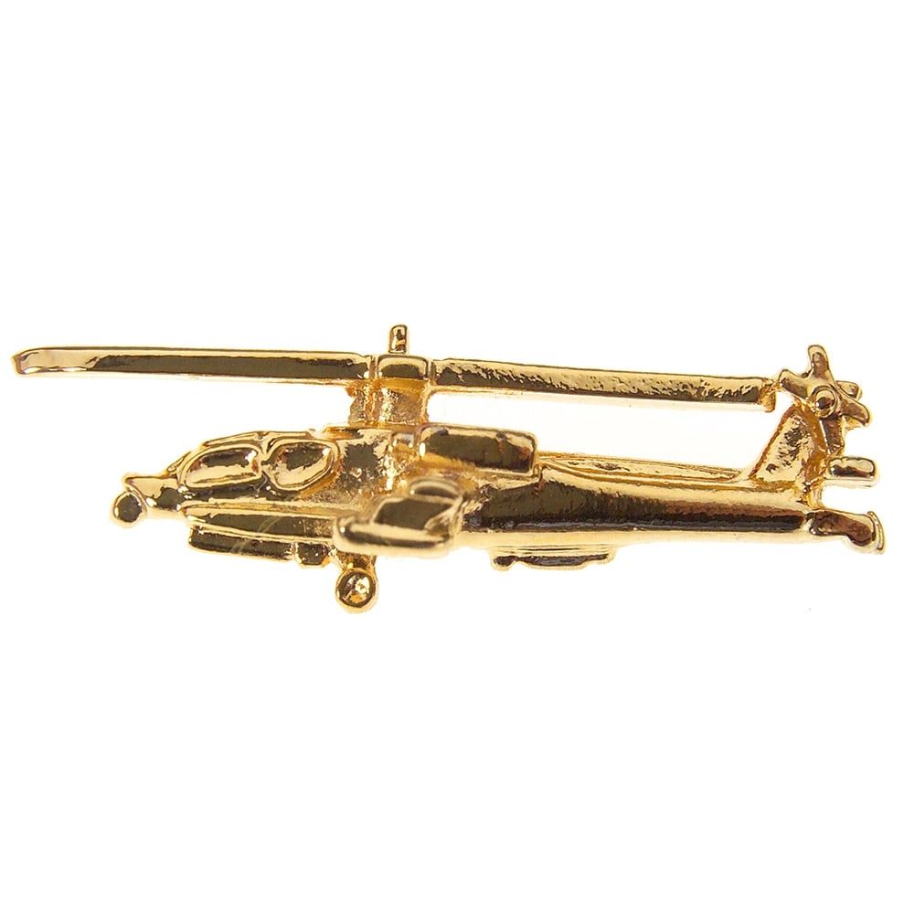 Clivedon Apache Helicopter Boxed Pin - Gold