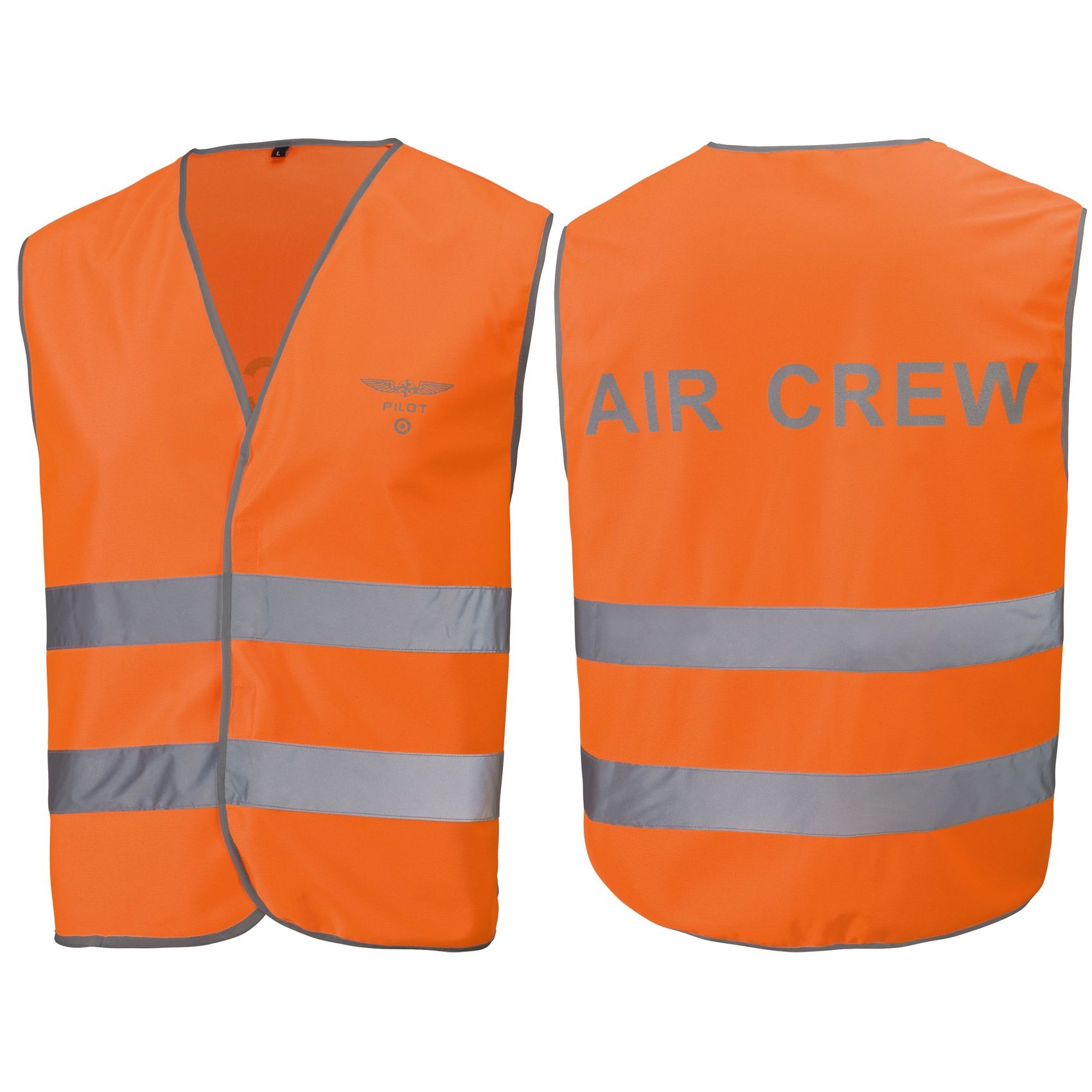 Hi Visibility Air Crew Jacket In Orange
