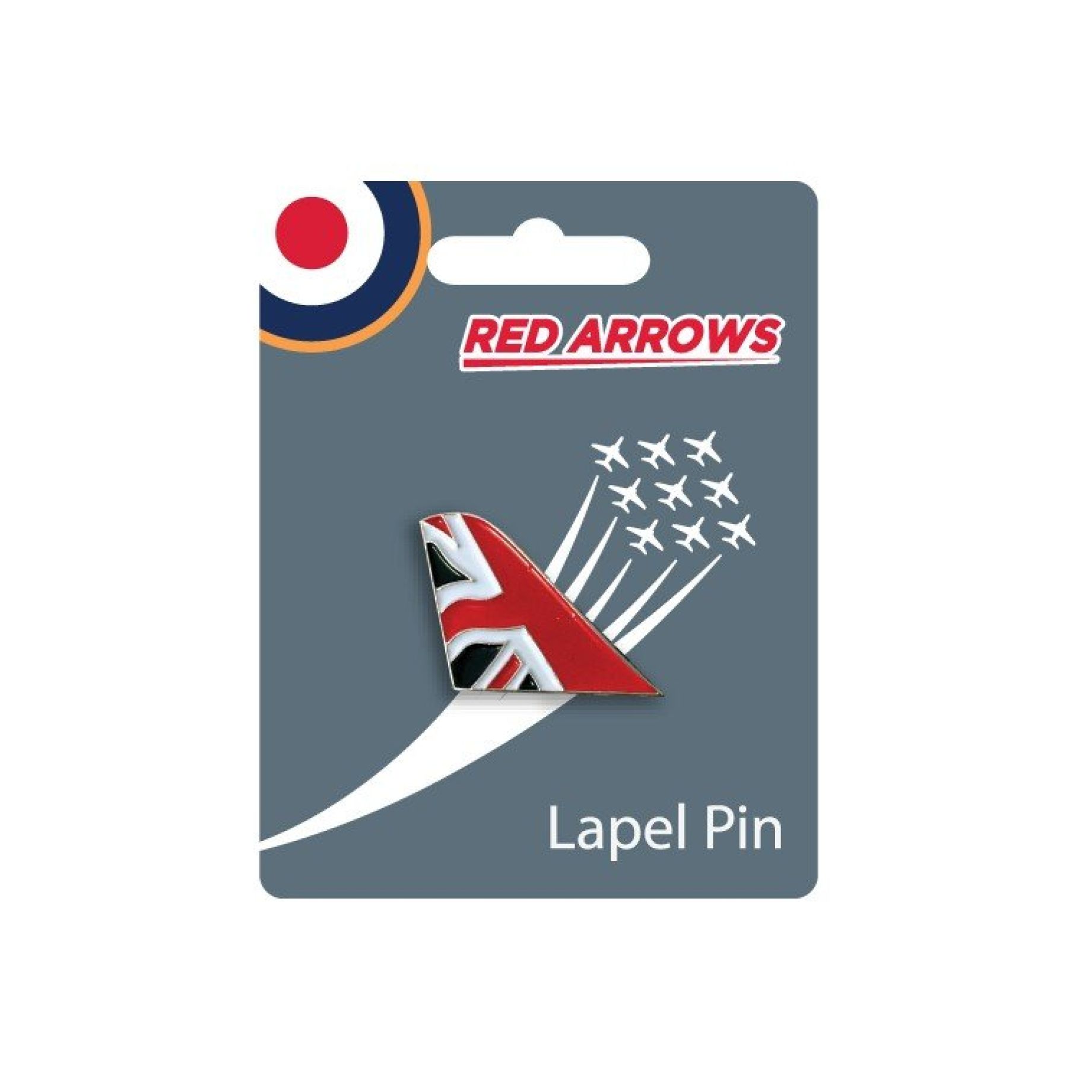 Red Arrows Metal Enamel Lapel Pin Tail Fin