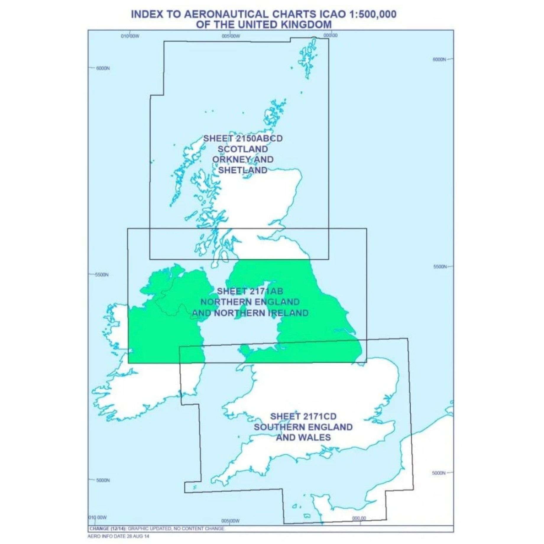 CAA Northern England 1:500:000 VFR Chart - Pre order - Edition 48