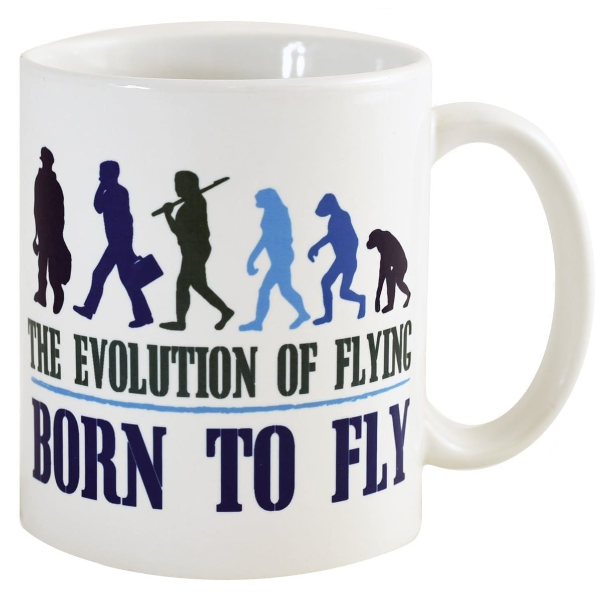 Born To Fly Evolution Of Flying Mug