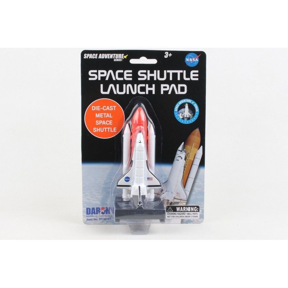 Daron Space Shuttle on Landing Pad Diecast Toy