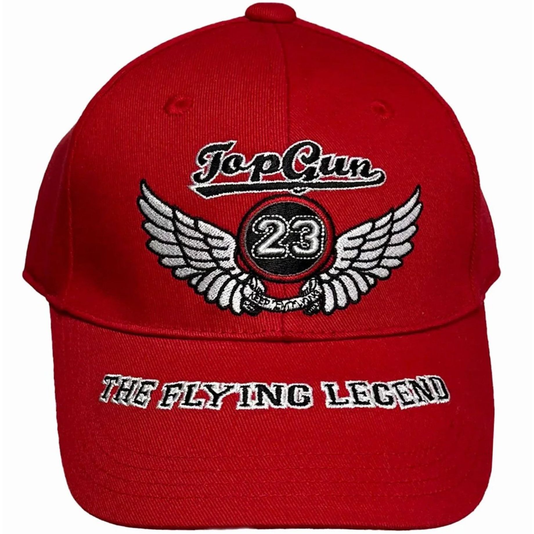 Top Gun Flying Legend Baseball Cap in Red