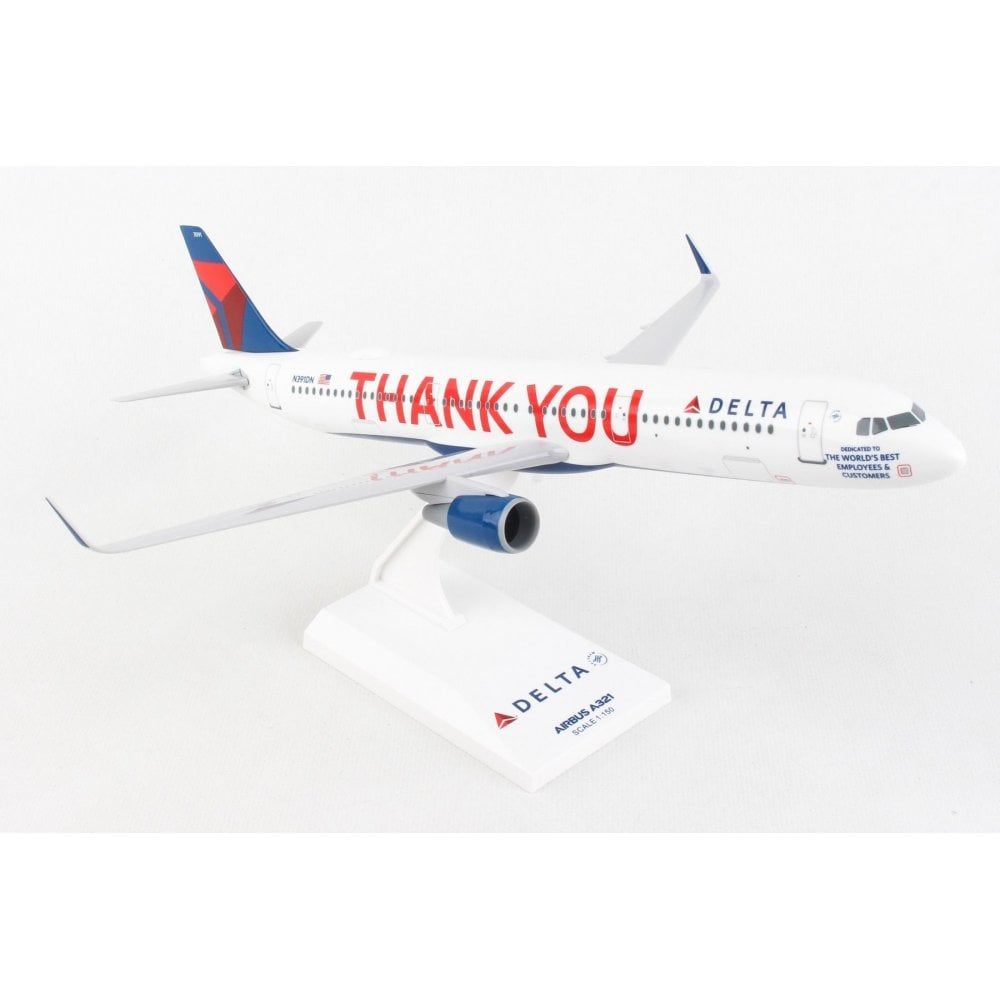 Skymarks Delta A321 Thank You Livery Plastic Model - Scale 1:150
