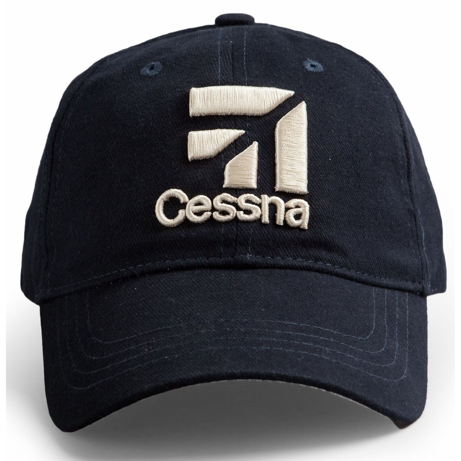 Red Canoe Cessna White Logo Baseball Cap - Navy