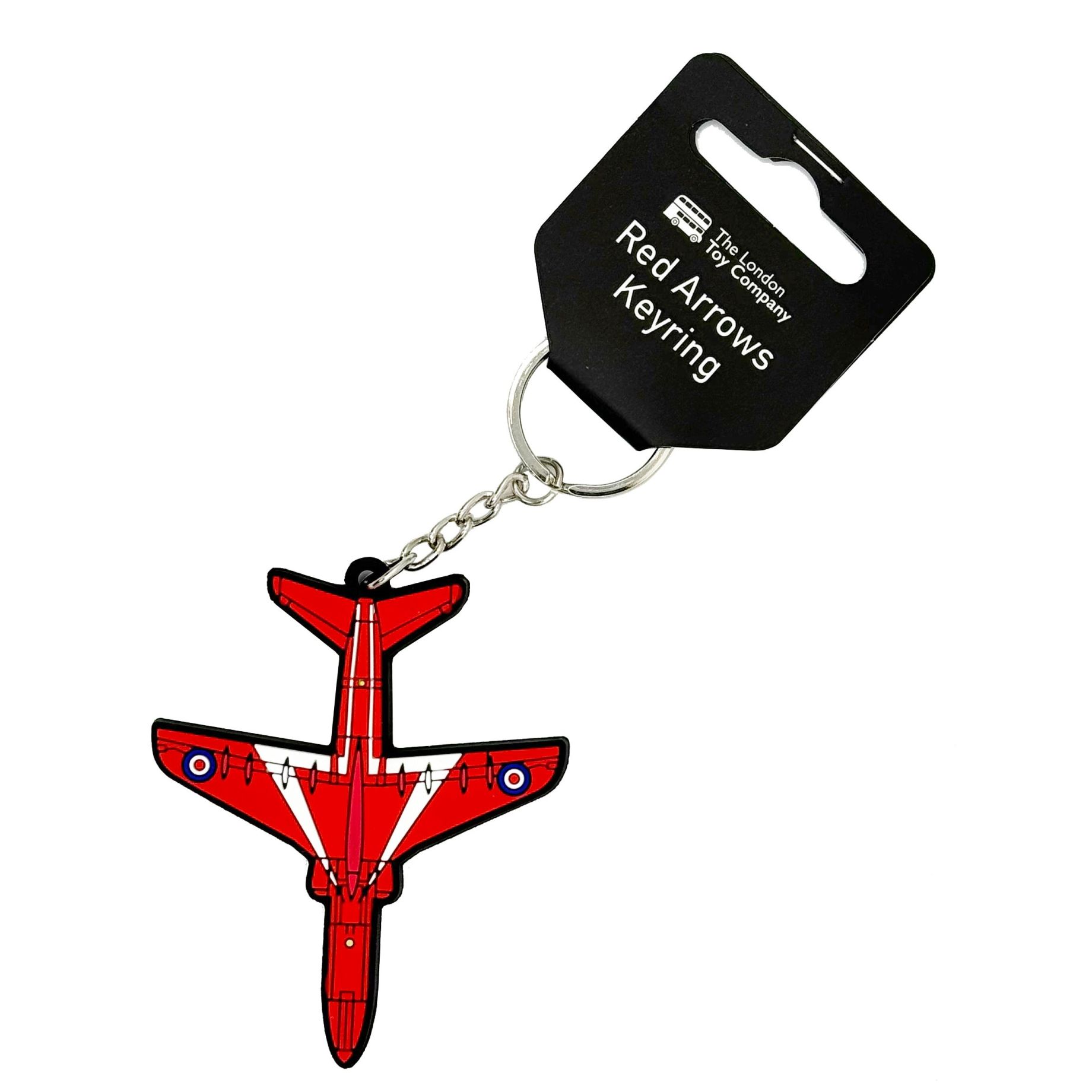 Red Arrows Rubber Keyring