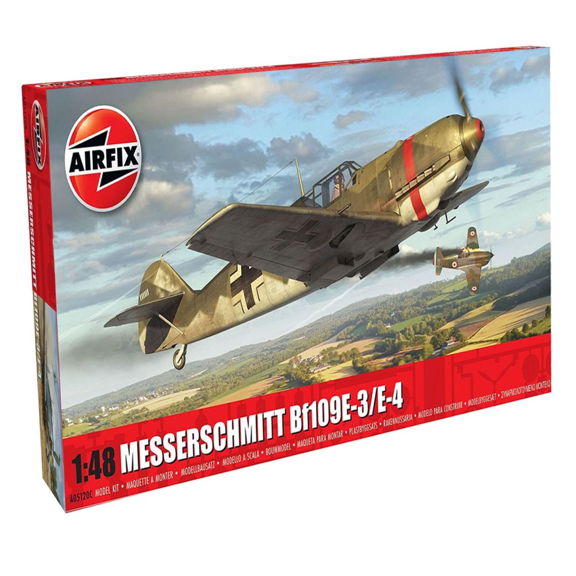 Airfix Messerschmitt Bf109E-3/E-4 1:48 Plastic Kit