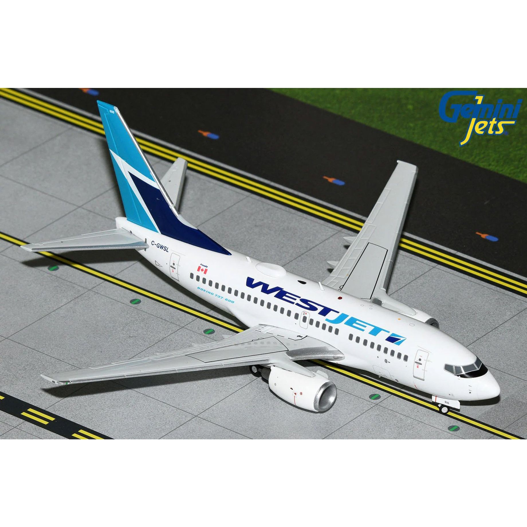 Gemini Jets Westjet Airlines B737-600 Diecast - C-GWSL - 1/200
